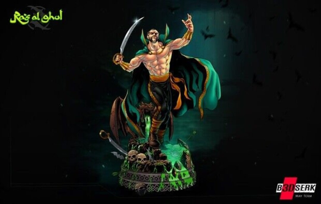 Ras Al Ghul Resin Scale Model Kit Unpainted 3d Print - Etsy