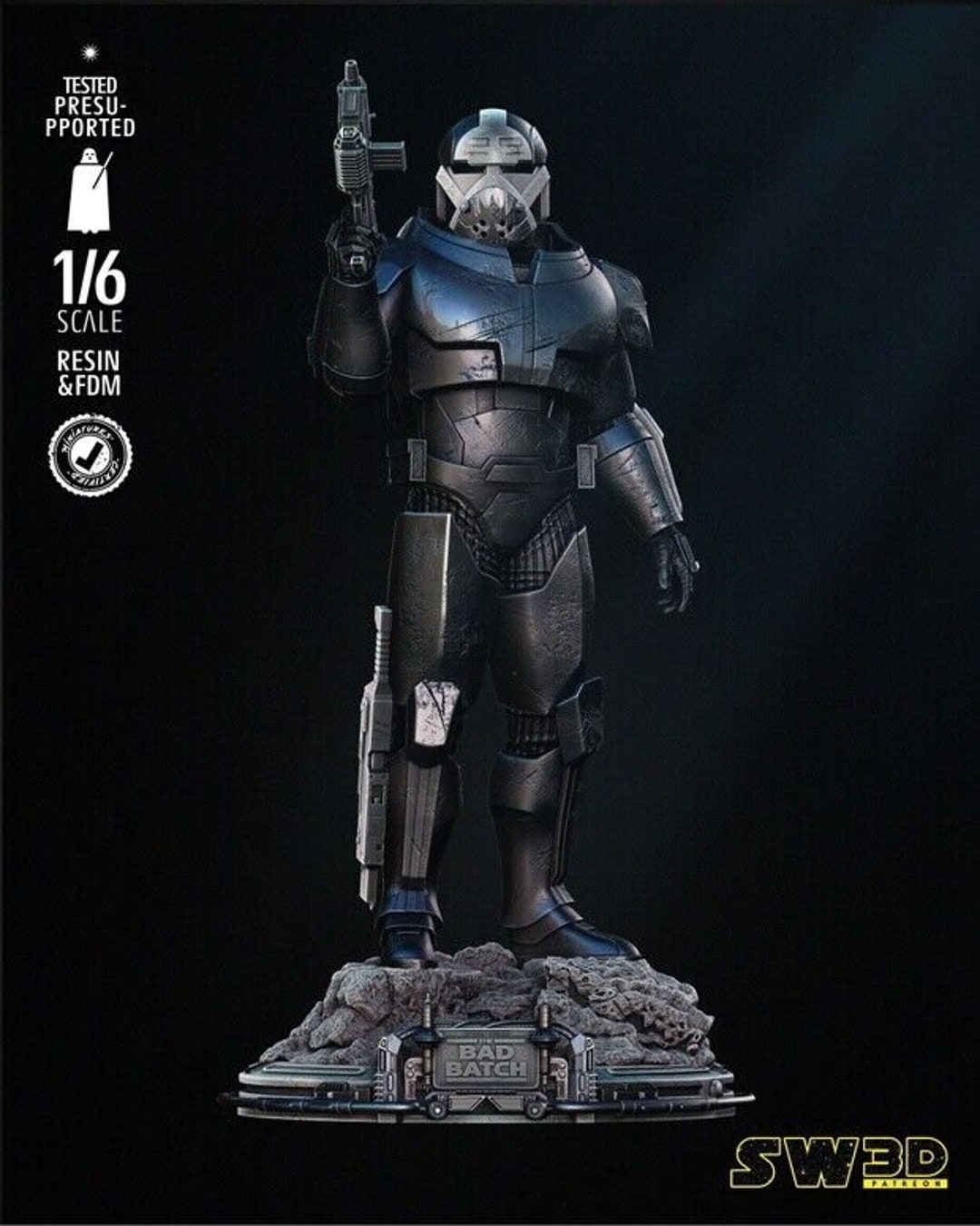 Wrecker Bad Batch Resin Scale Model Kit Unpainted 3d Print - Etsy