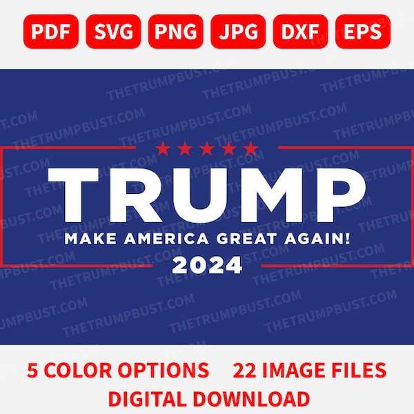 Trump 2024 Svg Logo - Etsy