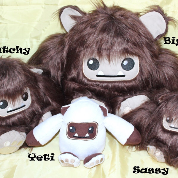 Bigfoot Stuffed Animal - Etsy