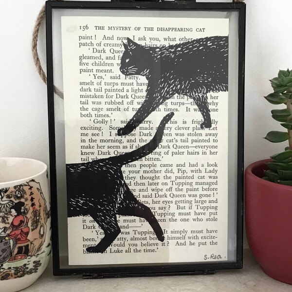 Altered Book Page - Etsy