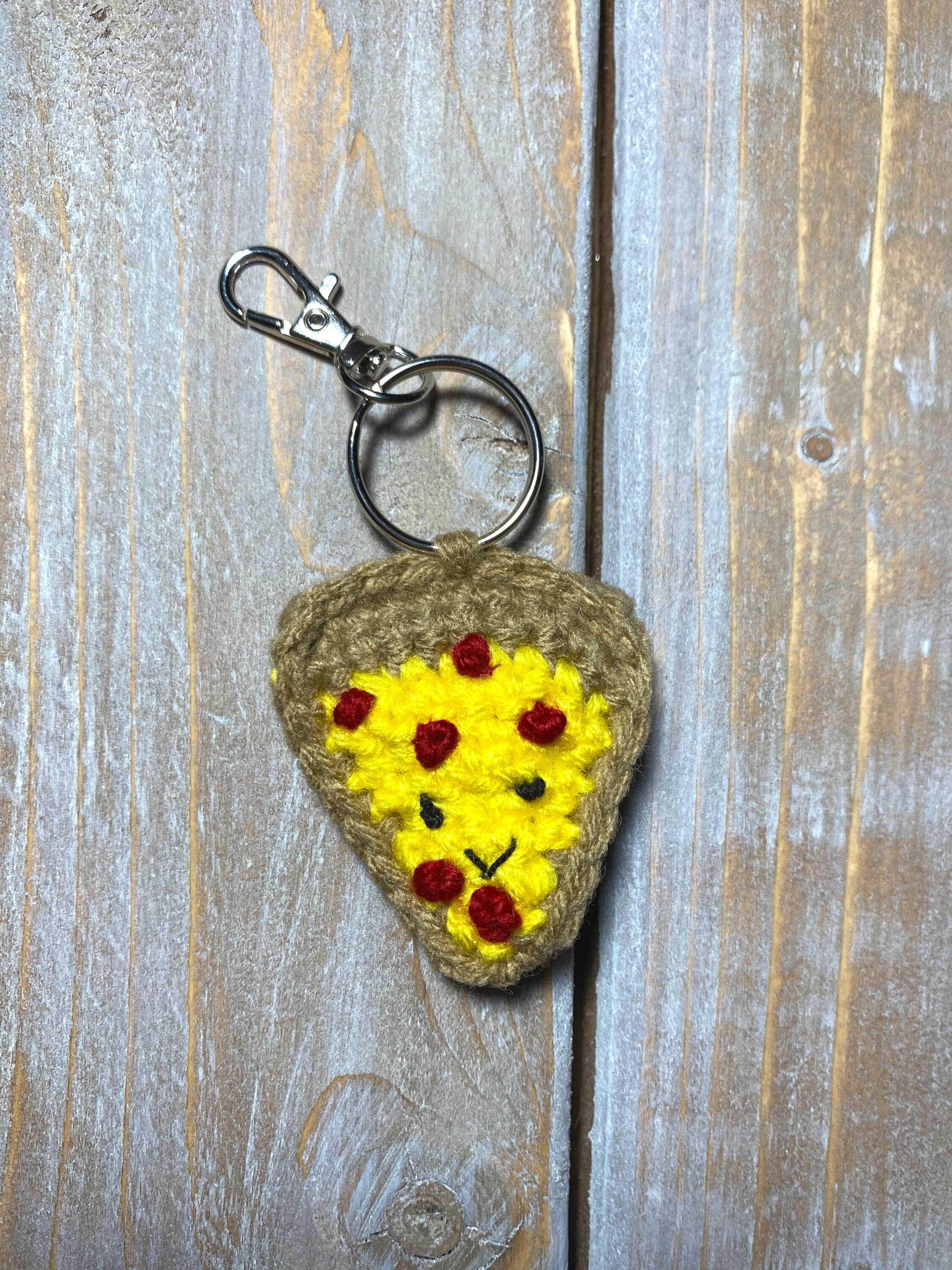 Food Caracter Crochet Keychains Apple Cookie Donut | Etsy
