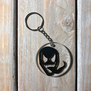Vinyl Designed Acrylic Keychains | Deadpool | Black Spider-man | Venom ...