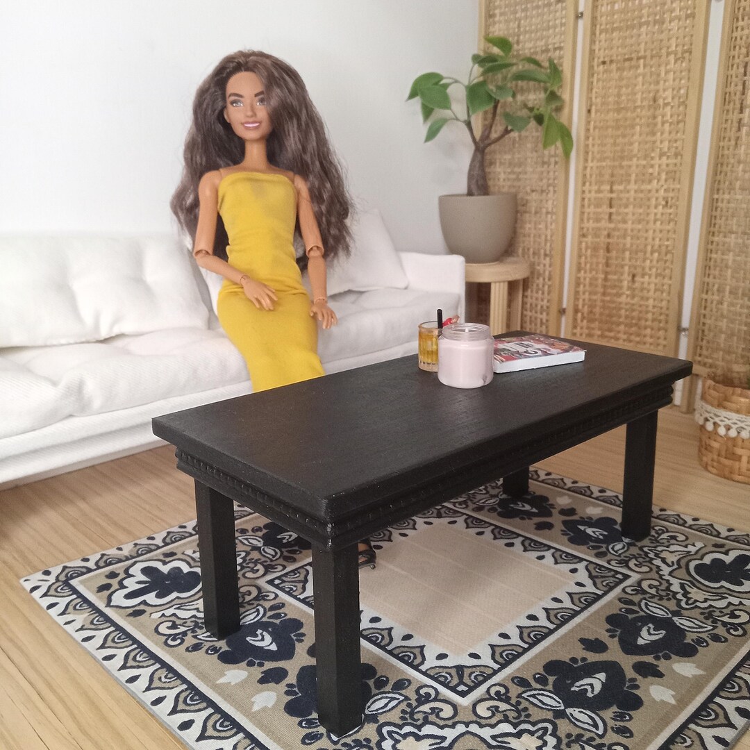 1:6 Doll Table, Doll House Table, Miniature Table, Doll House Coffee ...