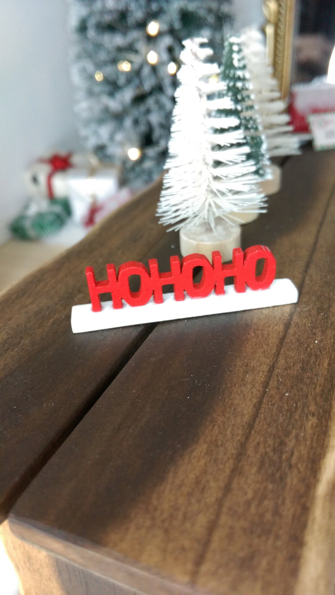 1:6 Scale Fashion Doll Decor, Doll Christmas Decor, Santa, Ho Ho Ho ...