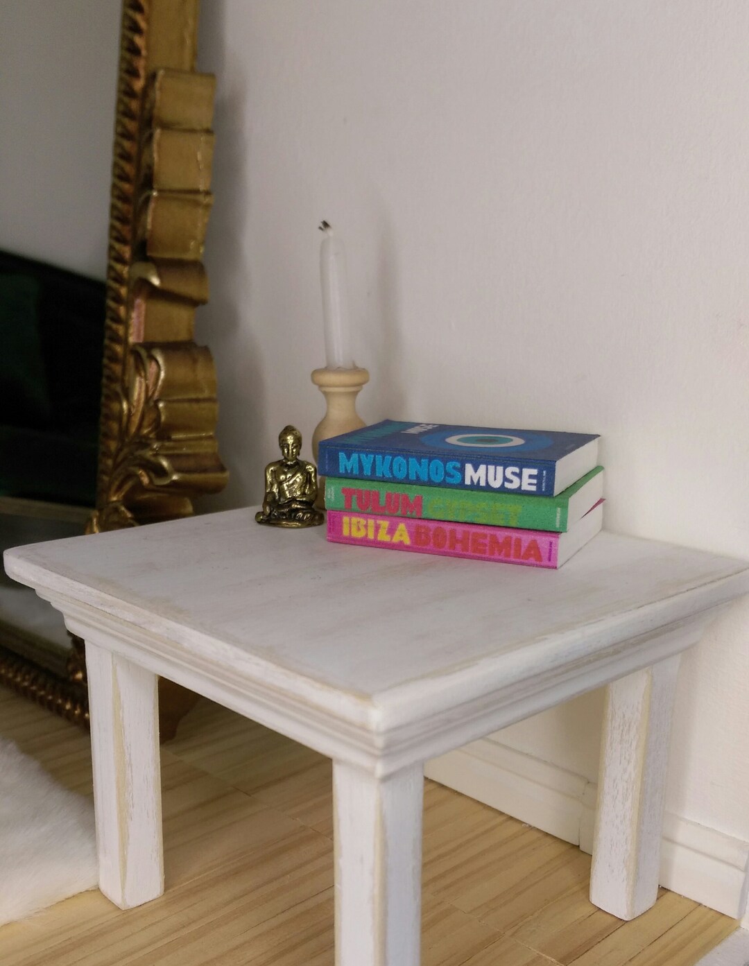 1:6 Scale Fashion Doll Table, Small Coffee Table, Doll House End Table ...