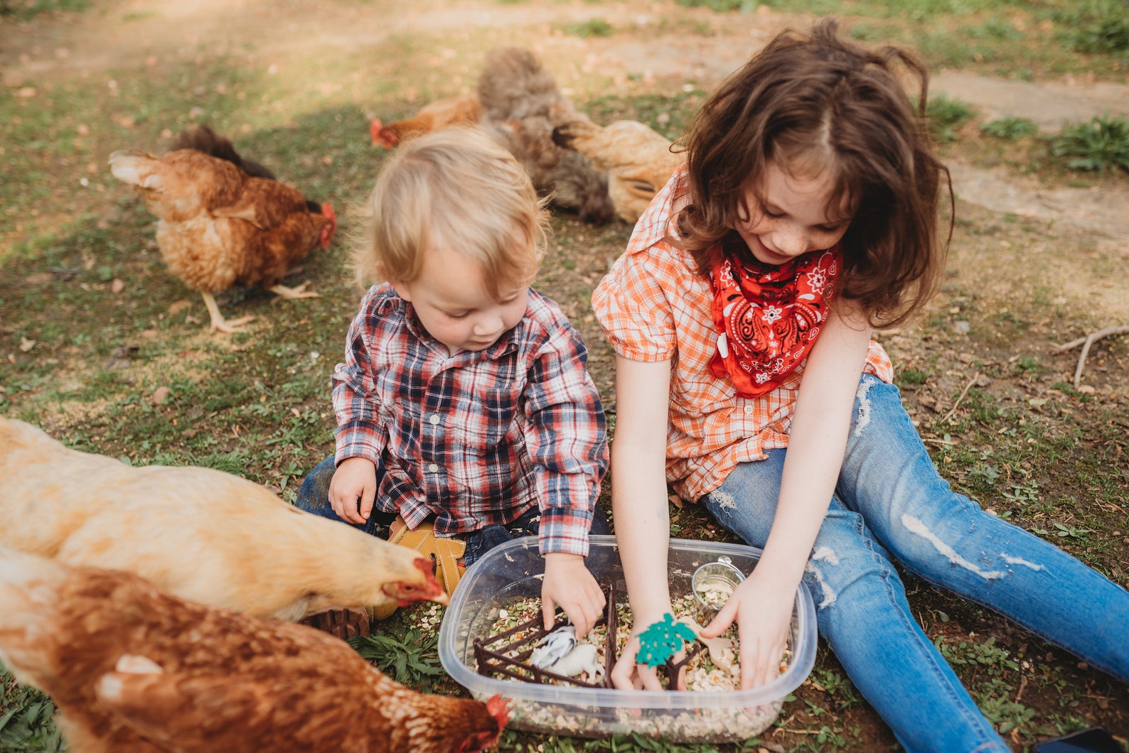 Farm Themed Sensory Rice Play Kit - Open Ended Play - Montessori ...