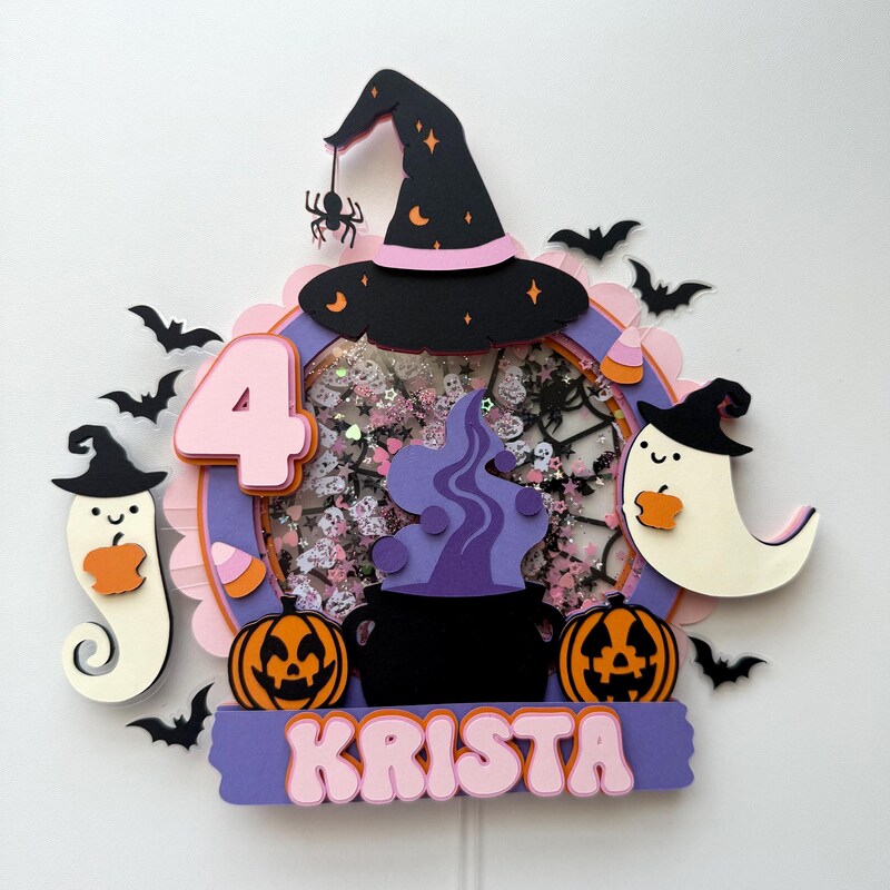 Halloween Cake Topper - Etsy