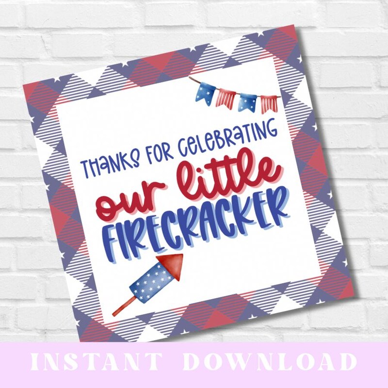 Firecracker Label - Etsy