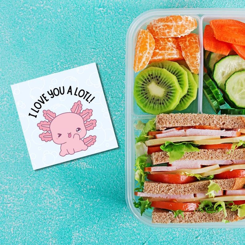 30 Lunch Notes for Girls – Printable - Cute Animal & Food Puns ...