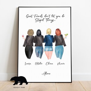 Four Friends Gift Idea Gift for Your Best Friends - Etsy
