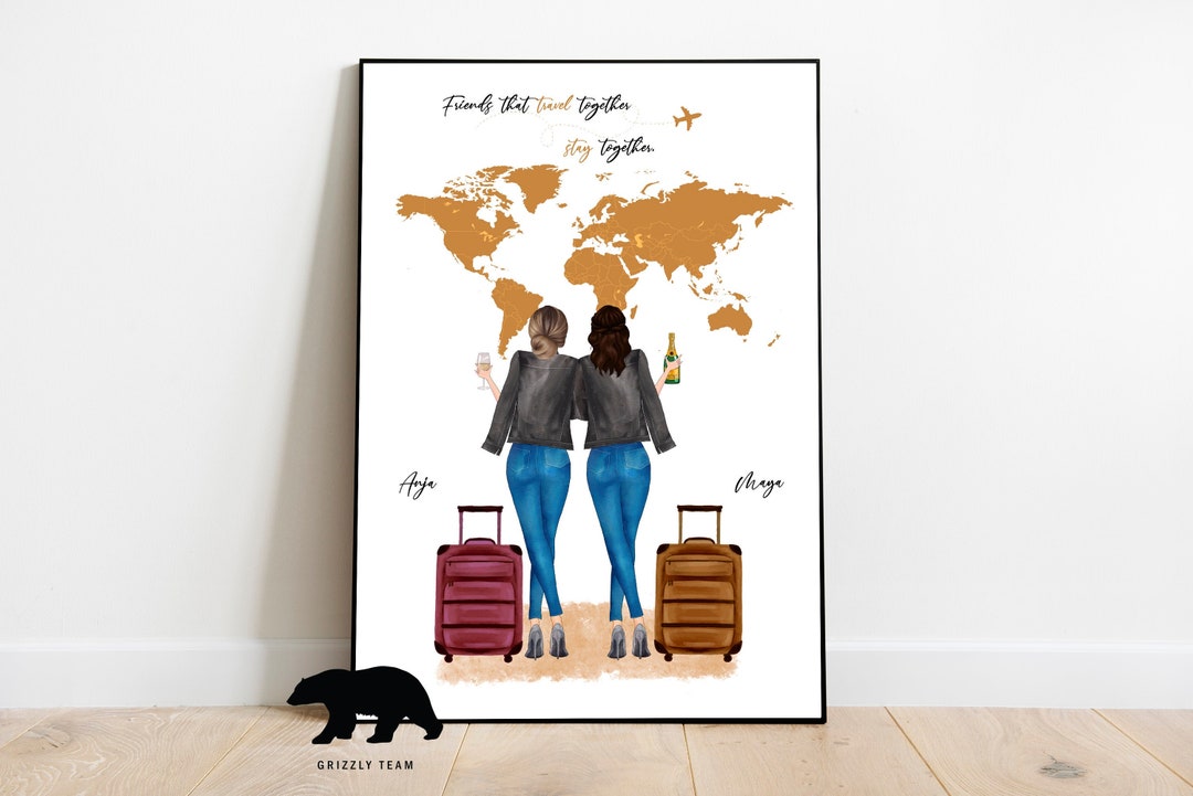 Birthday Gift Idea | Travel Friends | Gift Idea for Friend | Travel ...
