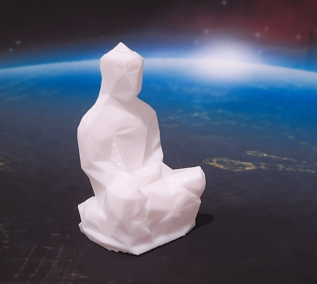 Techno Buddha 3D Printed Statue Figure Home Decoration - Etsy