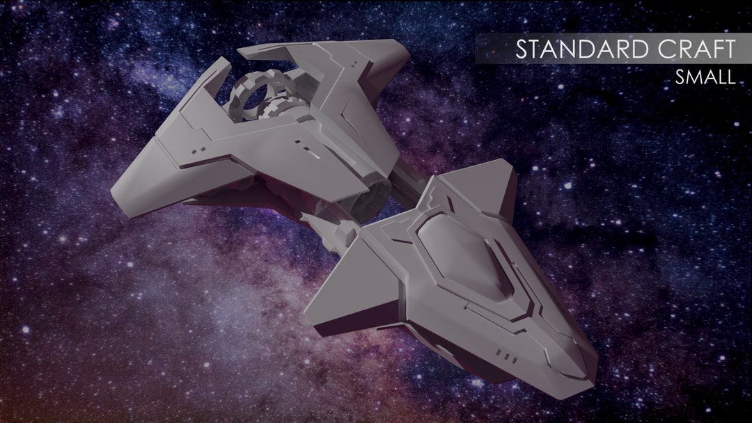 Miniature Spaceship Shuttle, STL 3D File, Printable Model Spacecraft ...