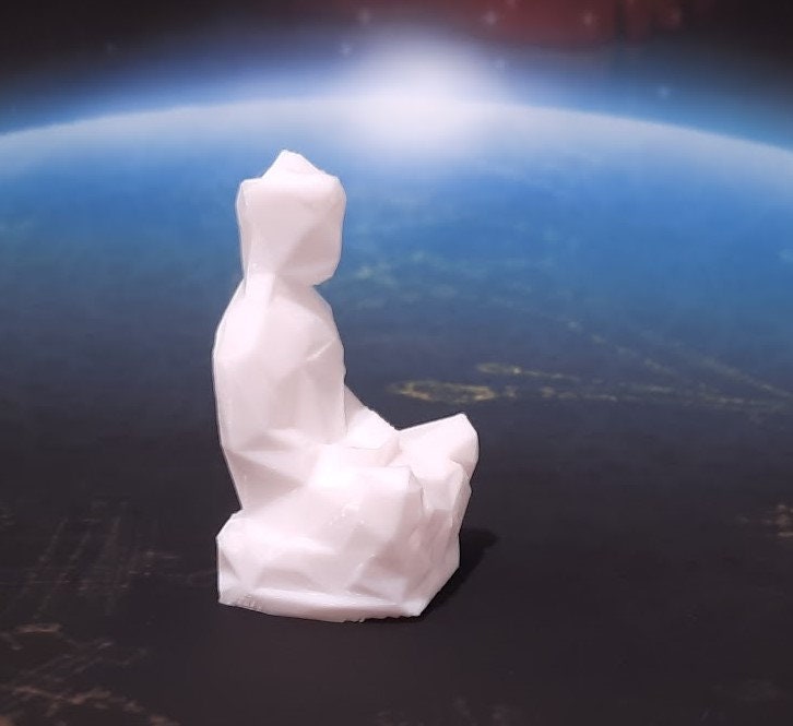 Techno Buddha 3D Printed Statue Figure Home Decoration - Etsy