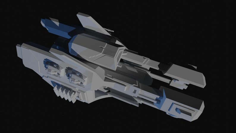 Model Spaceship Miniature Hades Gunship, Destroyer Starship for ...