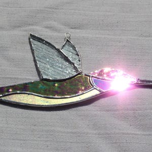 Stained-glass Ruby-throated Hummingbird - Etsy