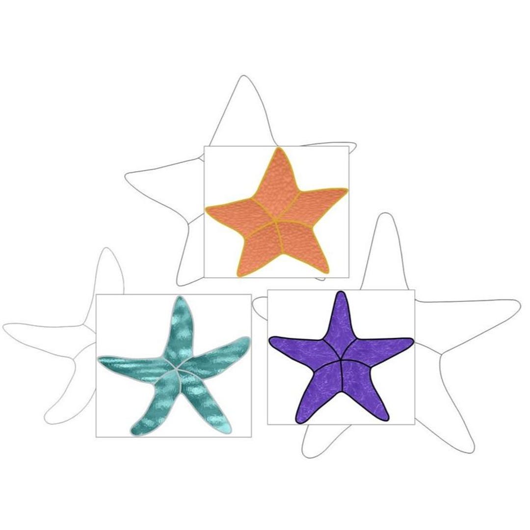 Pattern — Stained Glass Starfish Sea Star Digital Download - Etsy