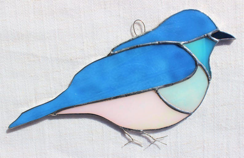 Pattern — Stained Glass Mountain Bluebird Digital Download, Includes ...