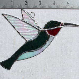 Stained-glass Ruby-throated Hummingbird - Etsy