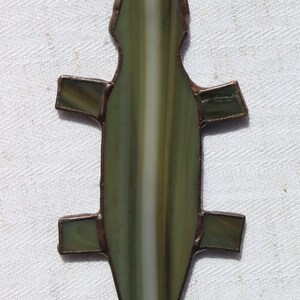Small Stained-glass Alligator or Crocodile - Etsy