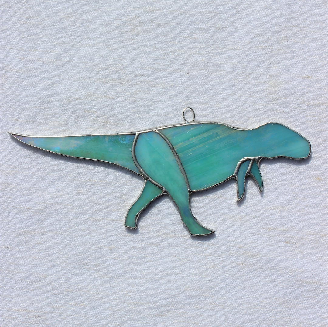 Small Stained-glass Tyrannosaurus Rex, Dinosaur, T Rex - Etsy