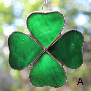 Four-leaf Clover Stained Glass - Etsy