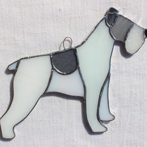 Pattern — Stained Glass Schnauzer Dog Digital Download - Etsy