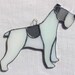 Pattern — Stained Glass Schnauzer Dog Digital Download - Etsy