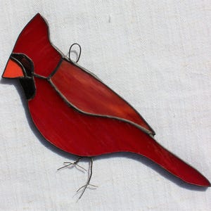 Pattern — Stained Glass Cardinal Digital Download, Includes Wire Feet ...