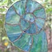 Pattern — Stained Glass Nautilus Spiral Shell Digital Download - Etsy