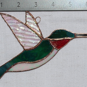 Stained-glass Ruby-throated Hummingbird - Etsy