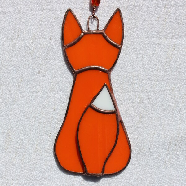 Fox Stained Glass - Etsy