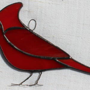 Pattern — Stained Glass Cardinal Digital Download, Includes Wire Feet ...