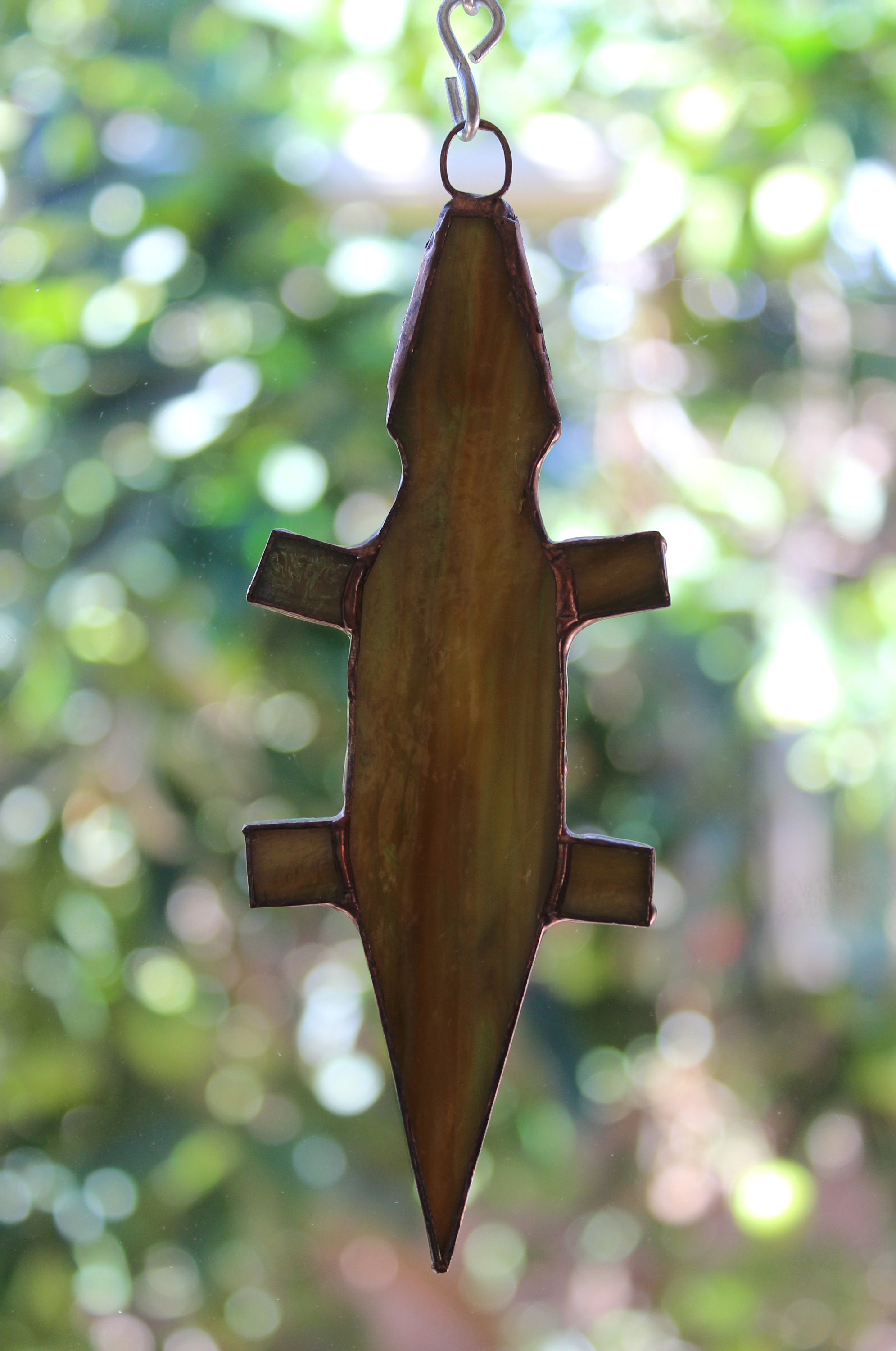 Small Stained-glass Alligator or Crocodile - Etsy