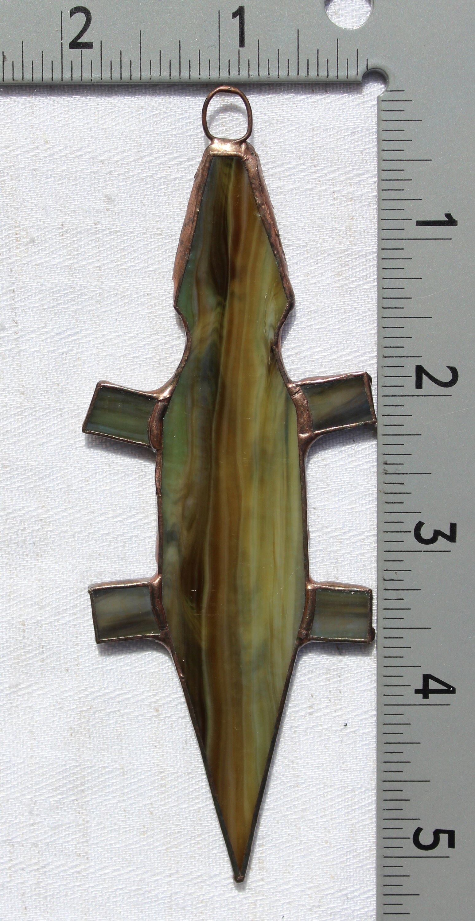 Small Stained-glass Alligator or Crocodile - Etsy