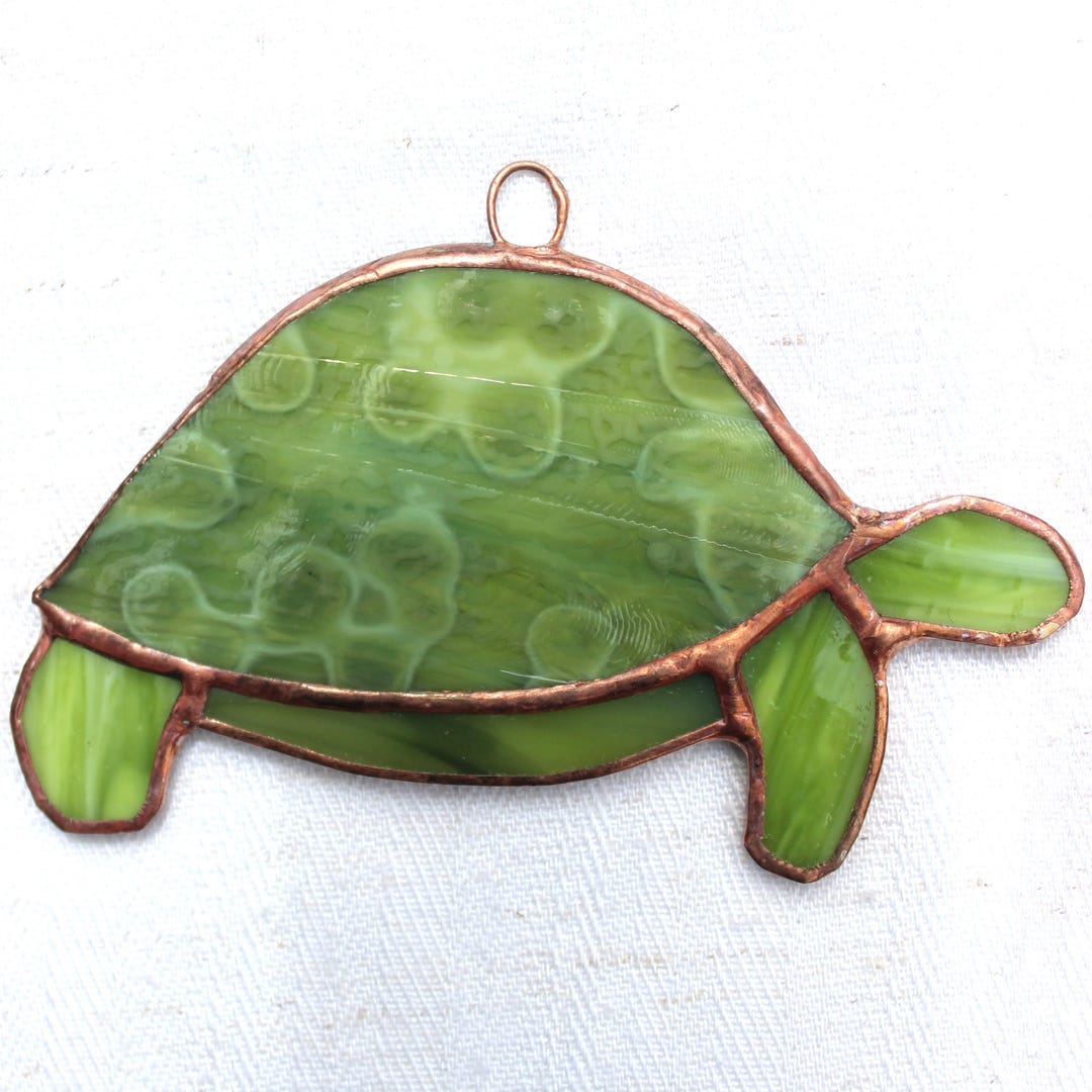 Small Stained-glass Tortoise, Turtle - Etsy