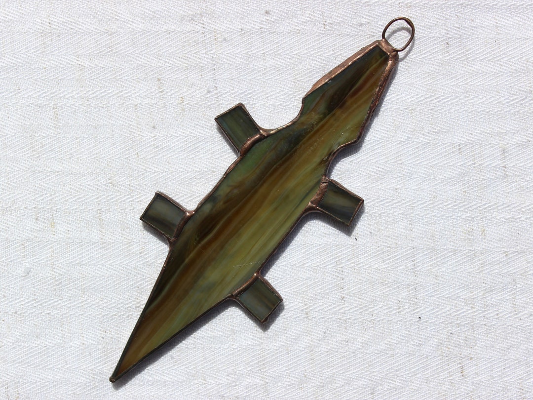 Small Stained-glass Alligator or Crocodile - Etsy
