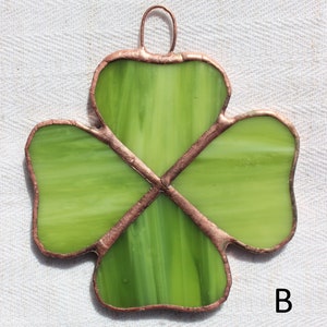 Four-leaf Clover Stained Glass - Etsy