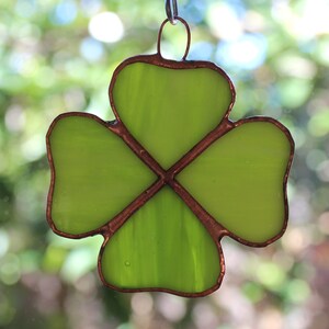 Four-leaf Clover, Stained Glass - Etsy