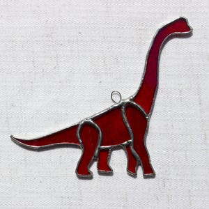 Pattern — Stained Glass Dinosaur Ornaments T Rex Brachiosaurus ...