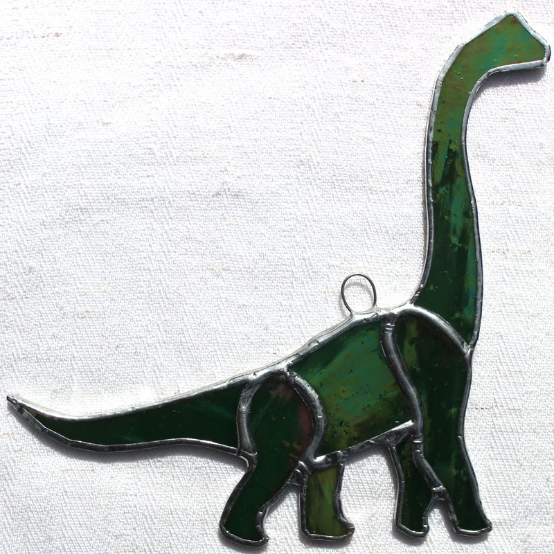 Stained Glass Dinosaur - Etsy