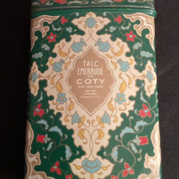 Vintage Talc Tin - Etsy