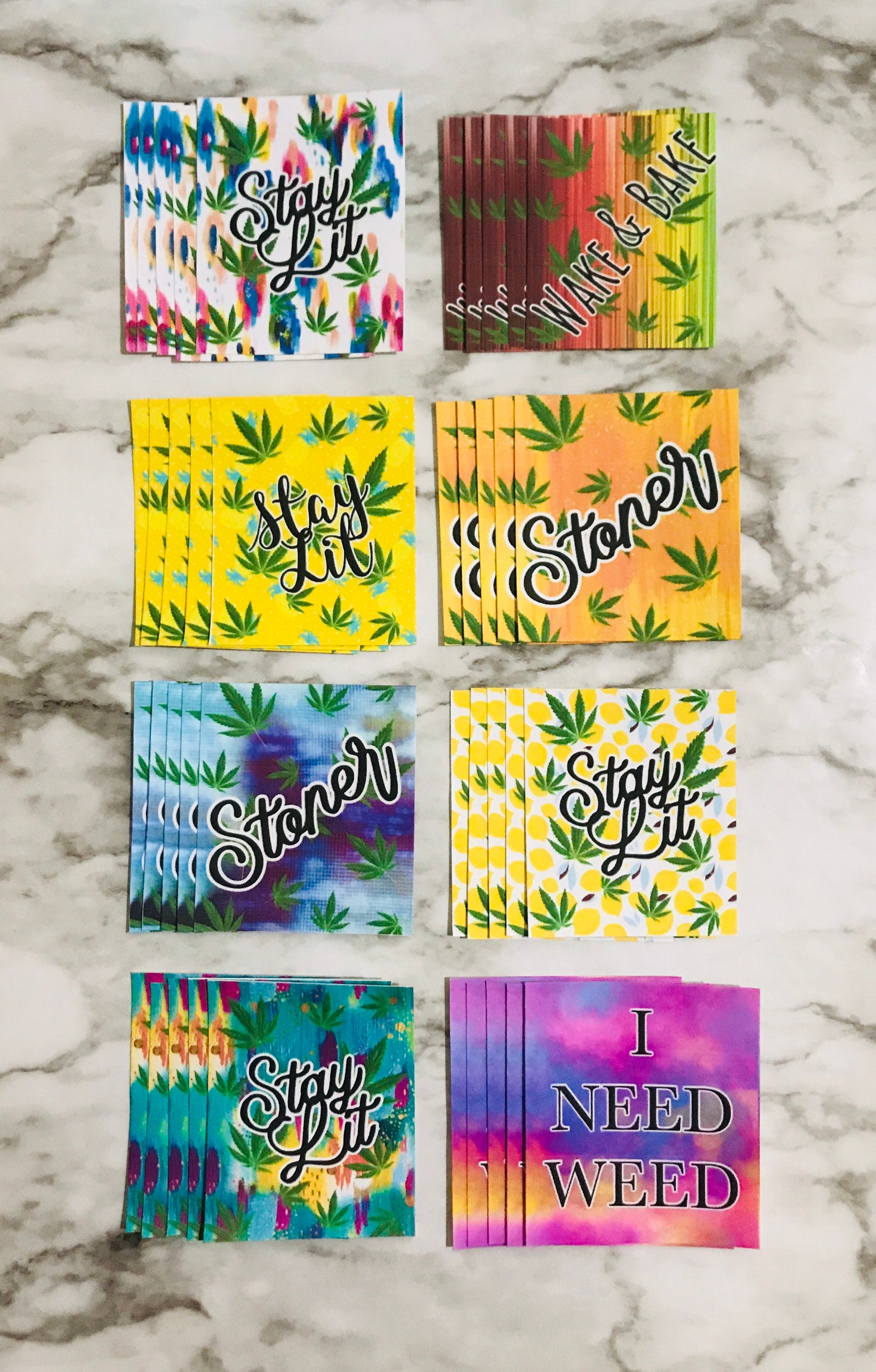 Stoner Sticker 40 Pack - Etsy