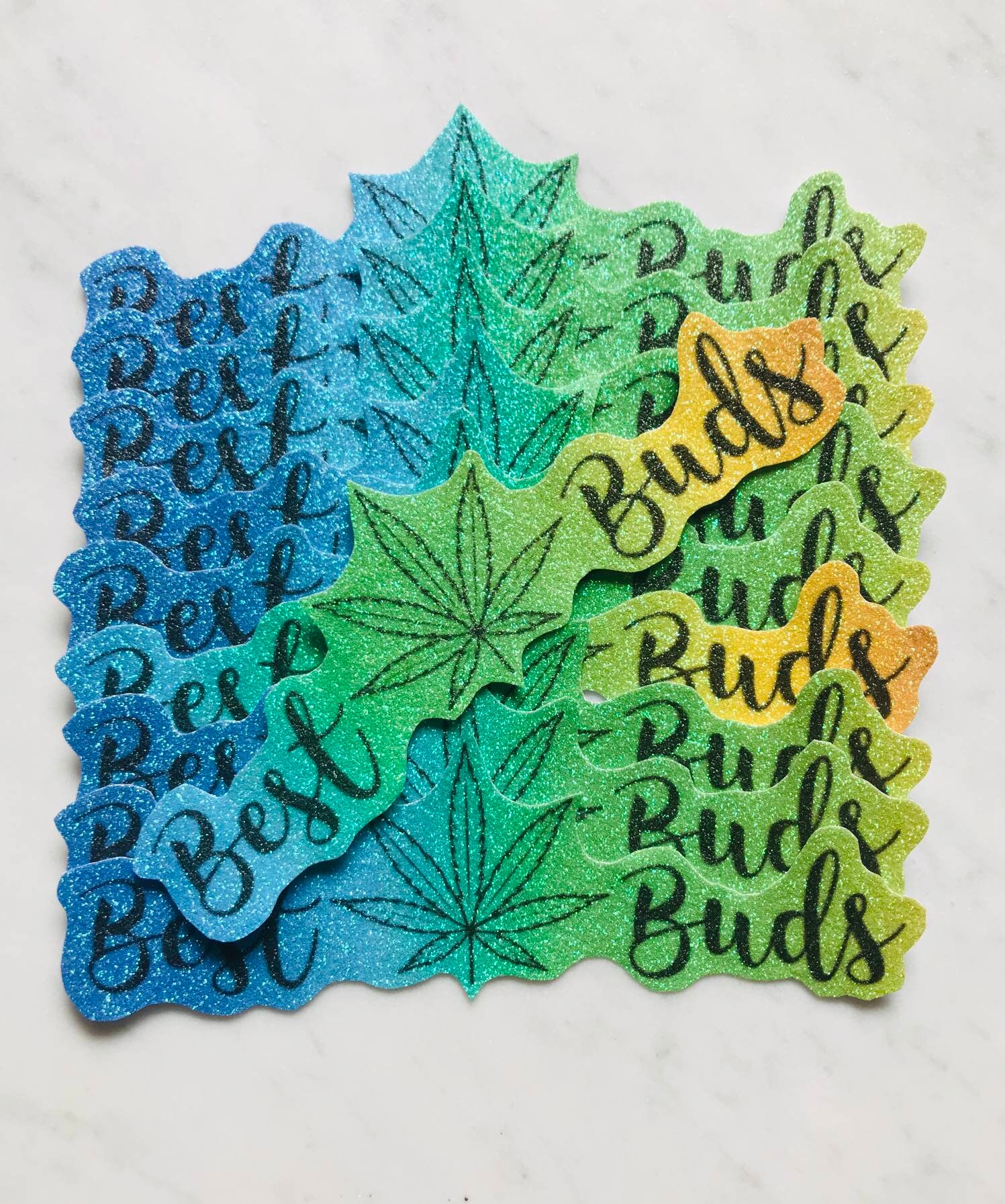 10PK Best Buds Sticker - Etsy