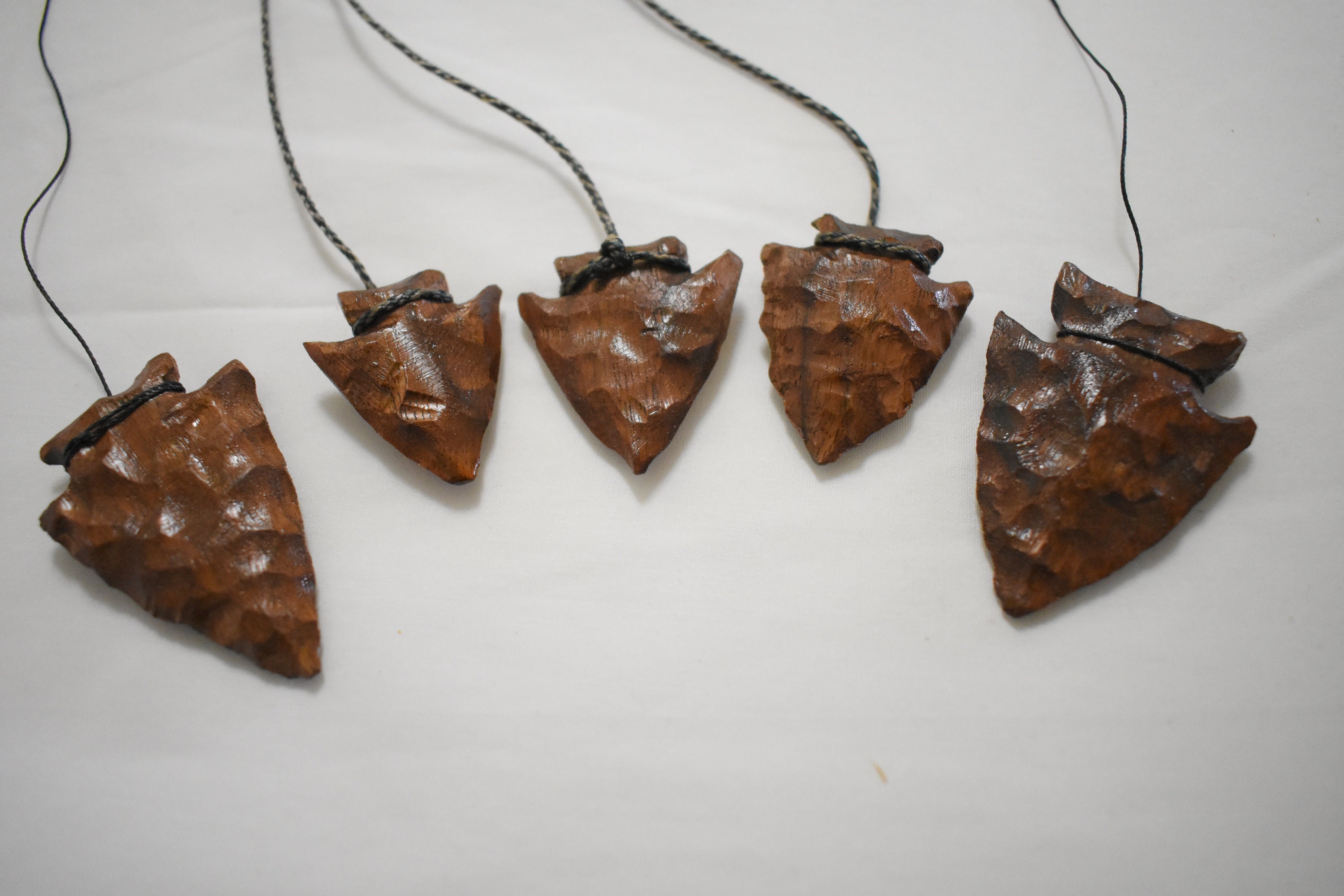 Hand Carved, Walnut Wood Arrowhead, Hanging Decor, Wood Art, Wood Decor ...