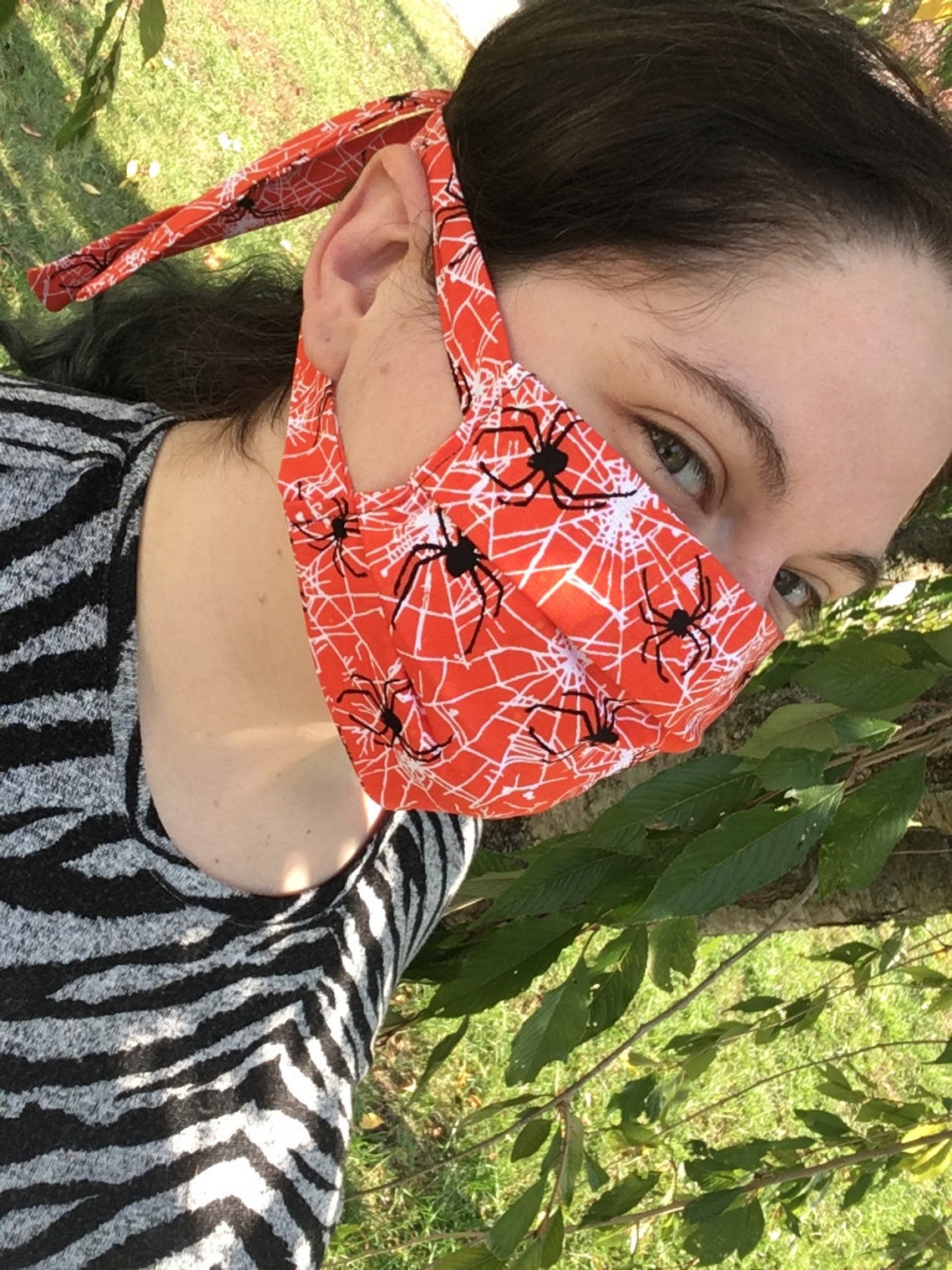 Spider mask Halloween mask Washable mask Reusable mask | Etsy
