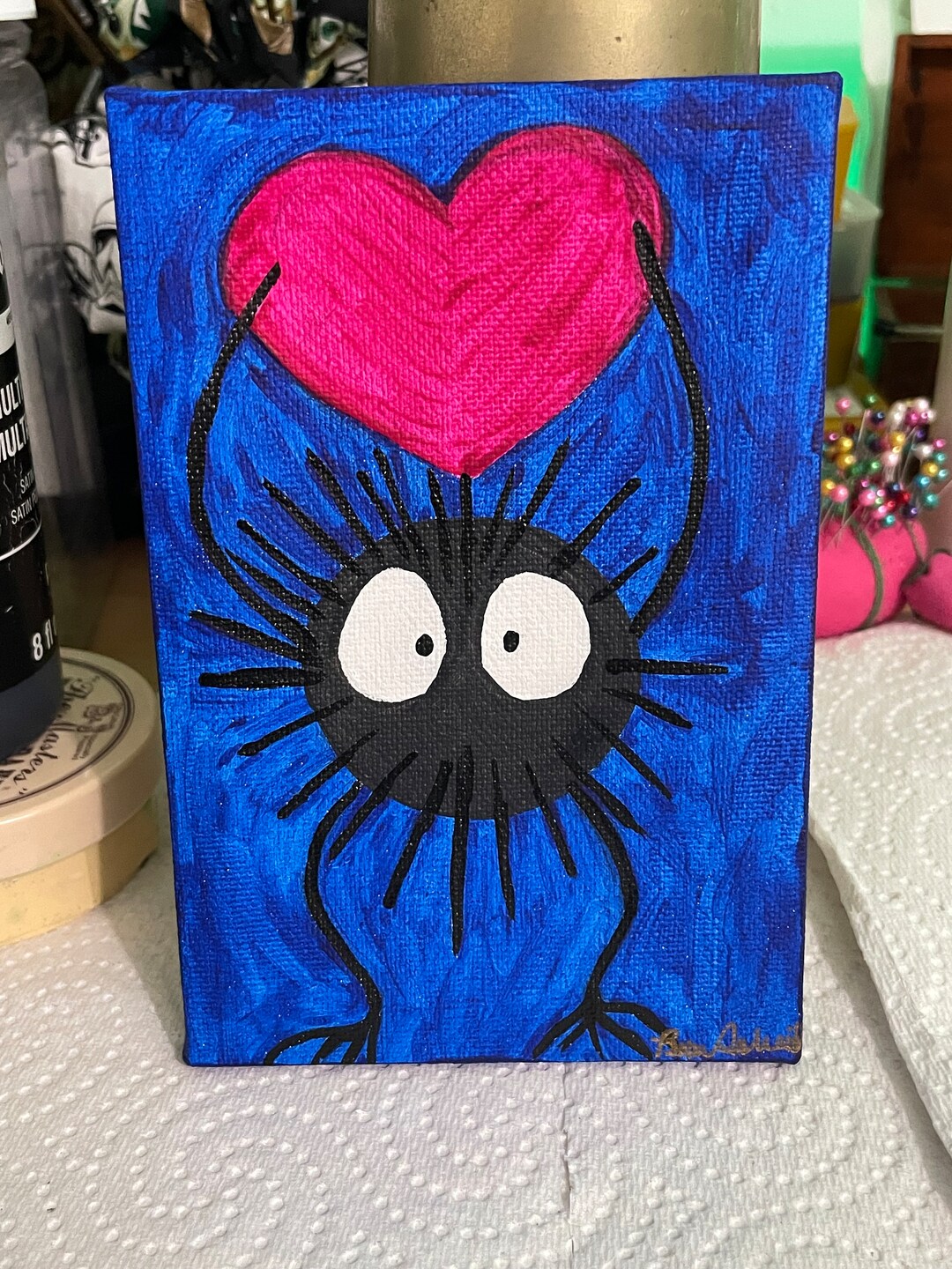 Soot Sprite Art Print, Anime, Art, Painting, Ghibli Inspired - Etsy