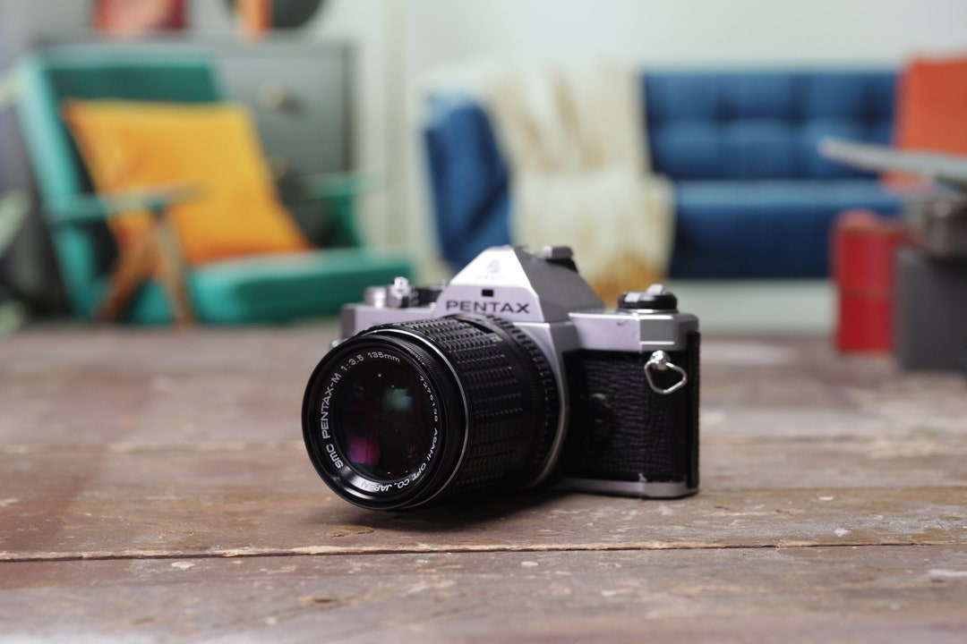 Pentax MX Camera | SLR | 35mm Film Camera | 135mm 3.5 SMC Pentax M ...