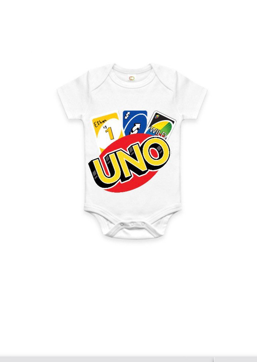 Uno First Birthday Onesie - Etsy